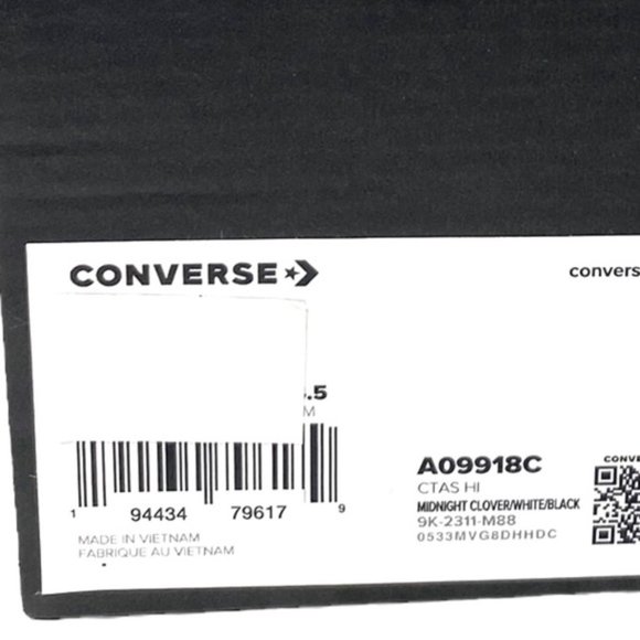 Converse | Shoes | Converse Chuck Taylor High Shoe Midnight Clover ...